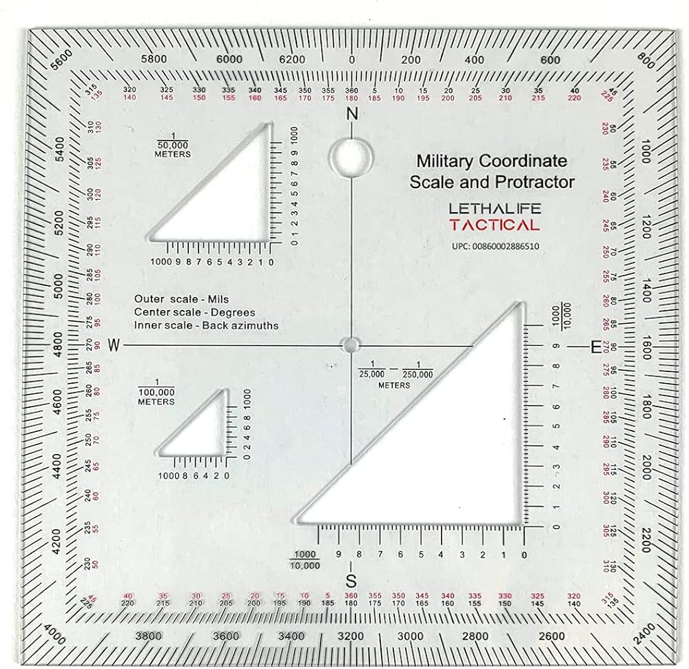 Mastering Land Navigation: How to Use a Military Protractor Like a Pro ...