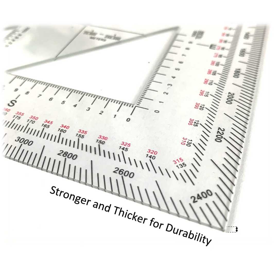 LETHALIFE Military Protractor for Land Navigation